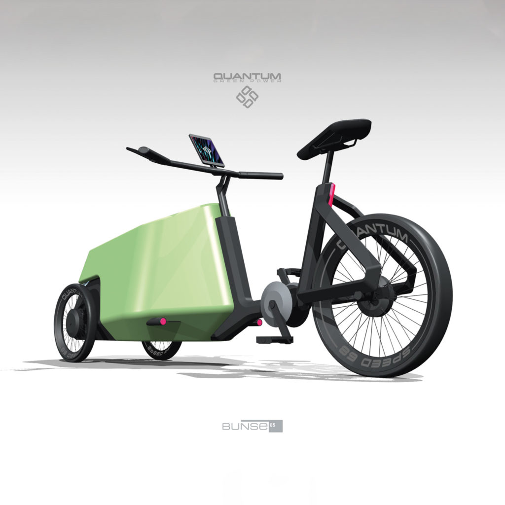 Lastenrad Konzept Quantum Green Power - Bunse05 Industriedesign ...