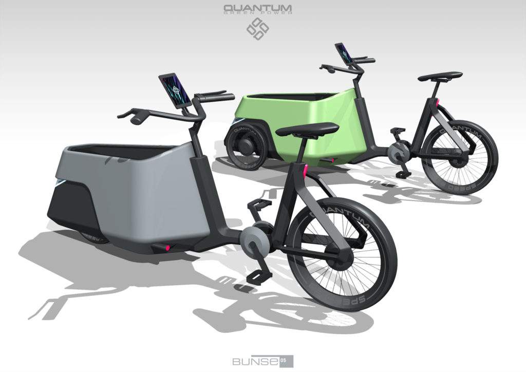 Lastenrad Konzept Quantum Green Power - Bunse05 Industriedesign ...